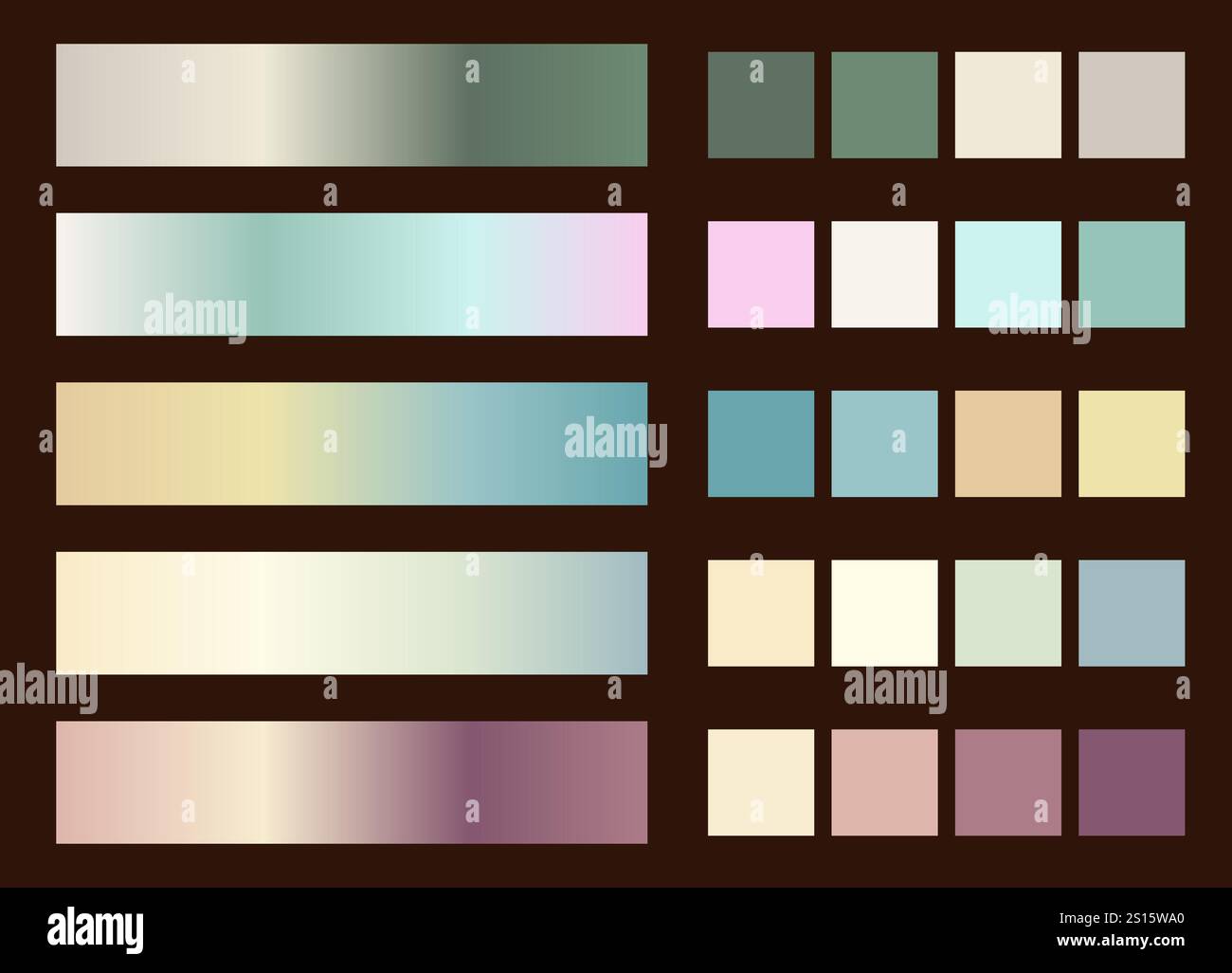 color palette. Trend color palette guide template. Fit for fashion ...