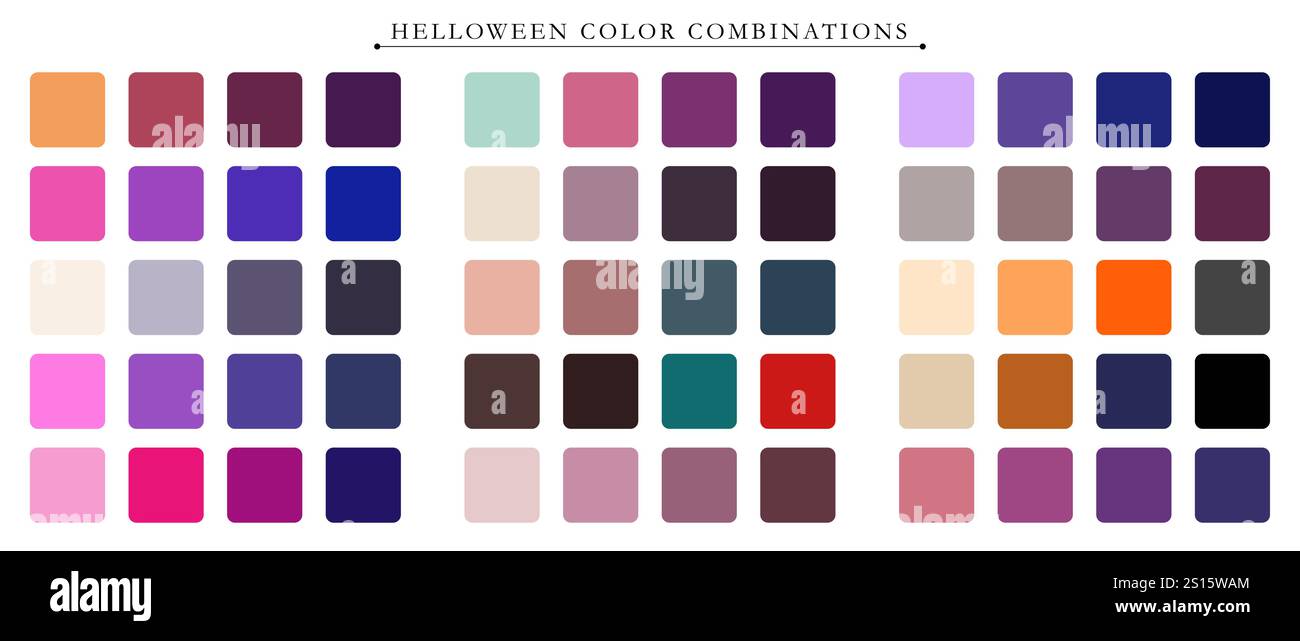 color palette. Trend color palette guide template. Fit for fashion ...