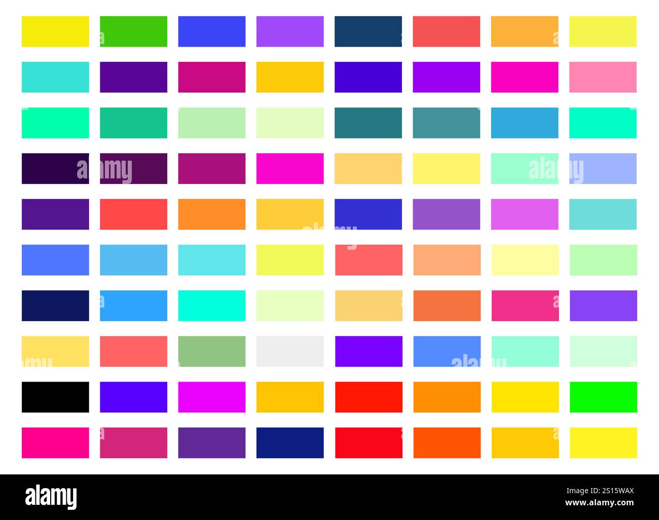 color palette. Trend color palette guide template. Fit for fashion ...