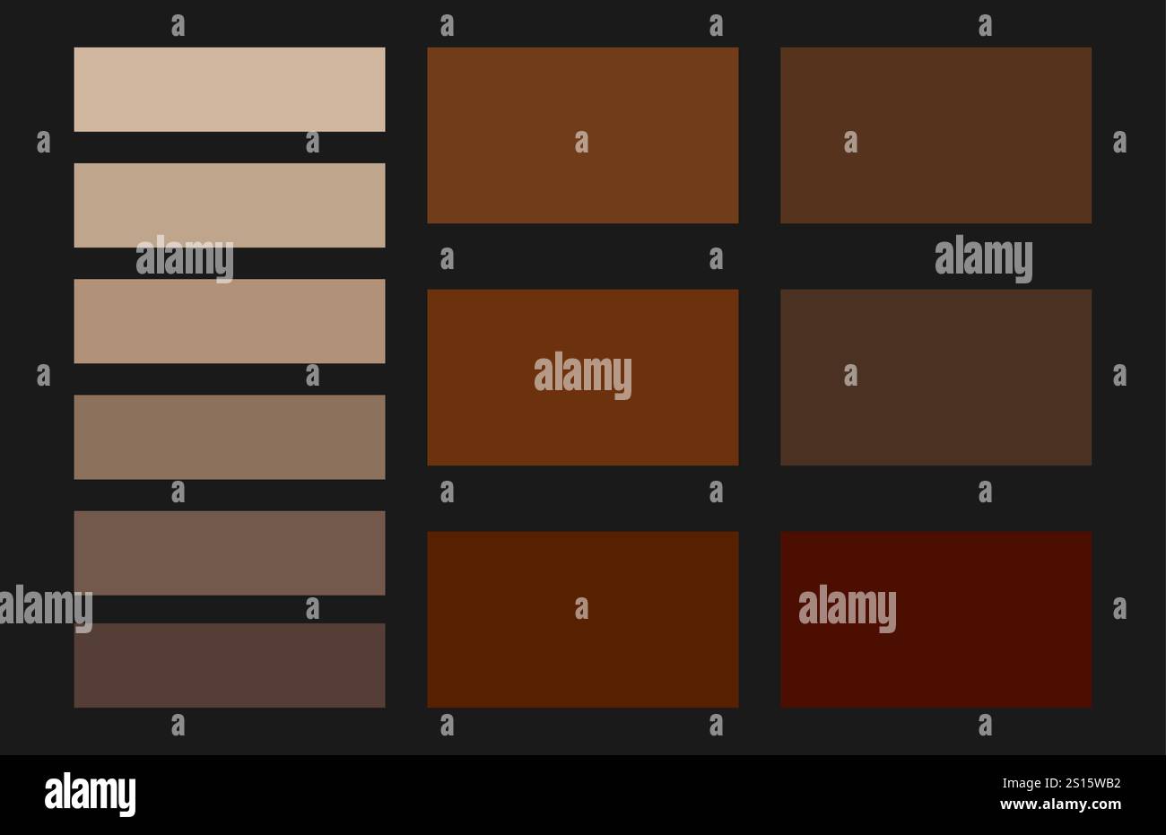 color palette. Trend color palette guide template. Fit for fashion ...
