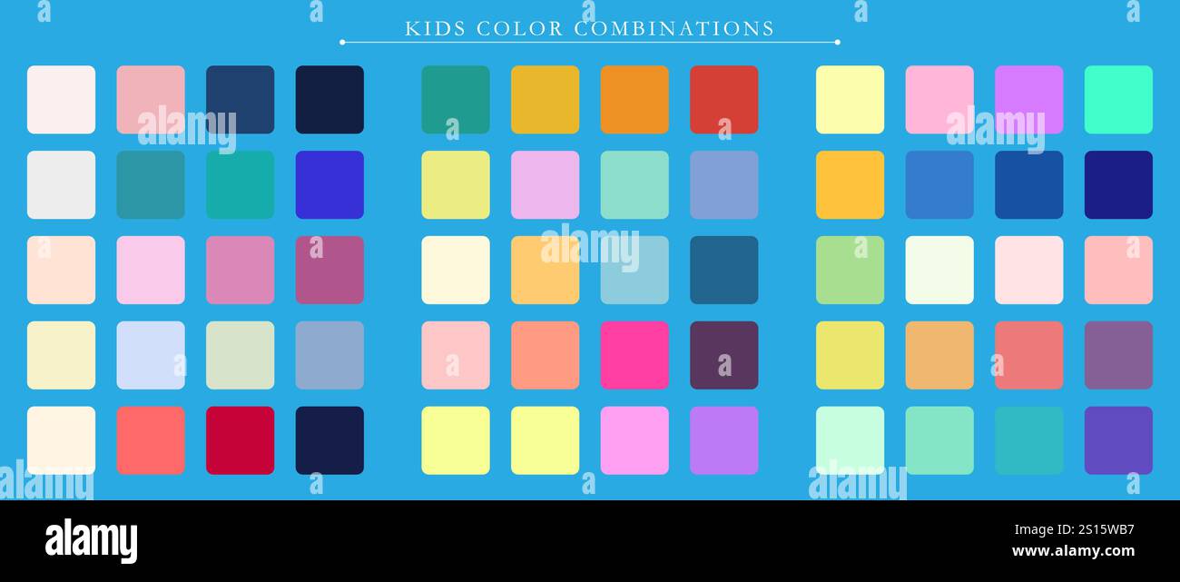 color palette. Trend color palette guide template. Fit for fashion ...