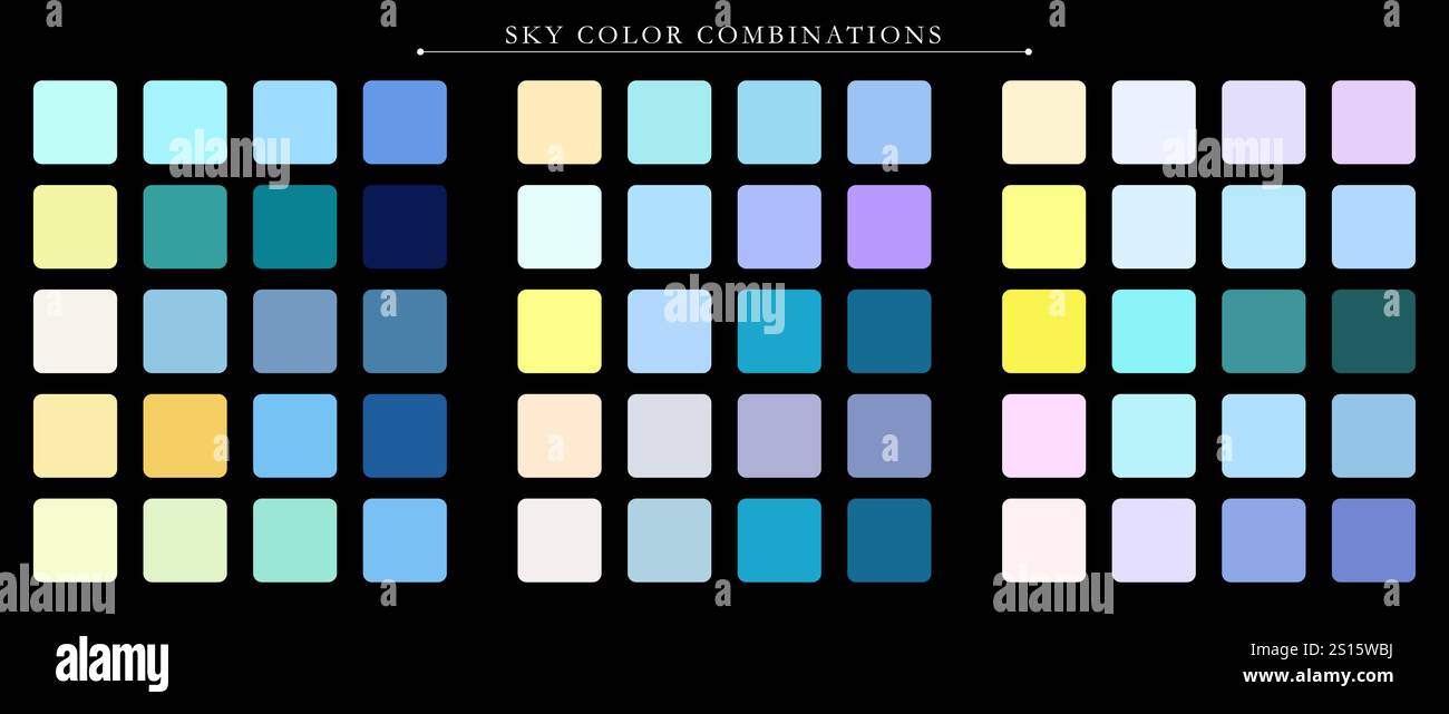 color palette. Trend color palette guide template. Fit for fashion ...