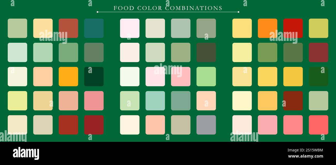 color palette. Trend color palette guide template. Fit for fashion ...