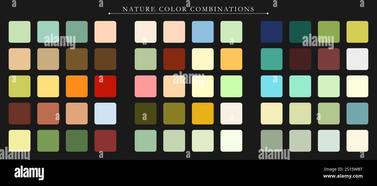 color palette. Trend color palette guide template. Fit for fashion ...