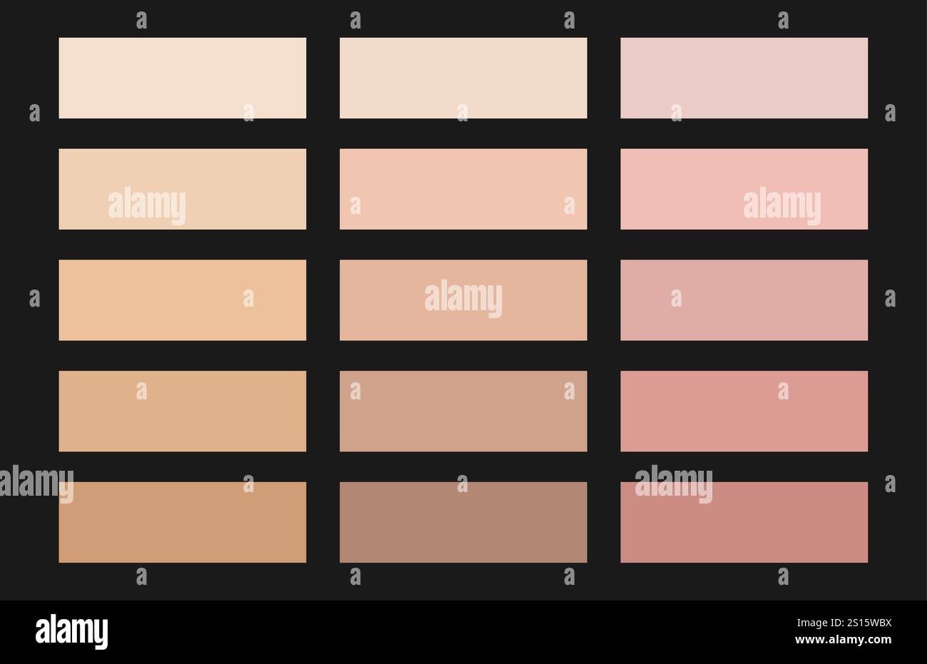 color palette. Trend color palette guide template. Fit for fashion ...