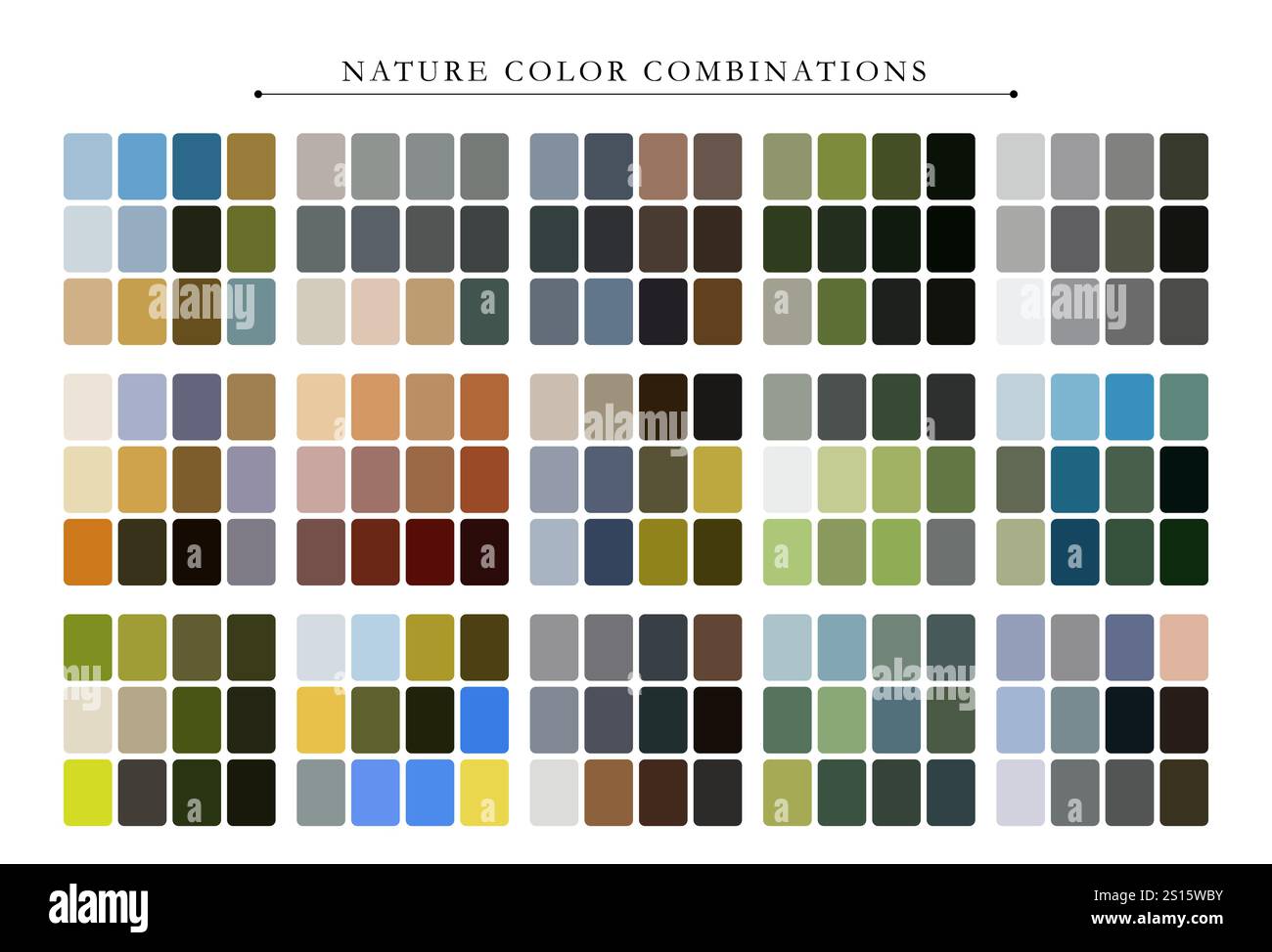 color palette. Trend color palette guide template. Fit for fashion ...