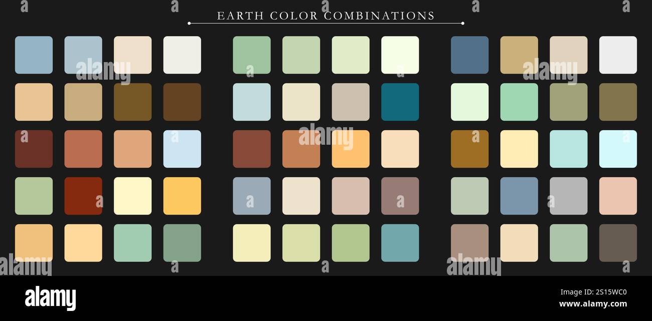 color palette. Trend color palette guide template. Fit for fashion ...