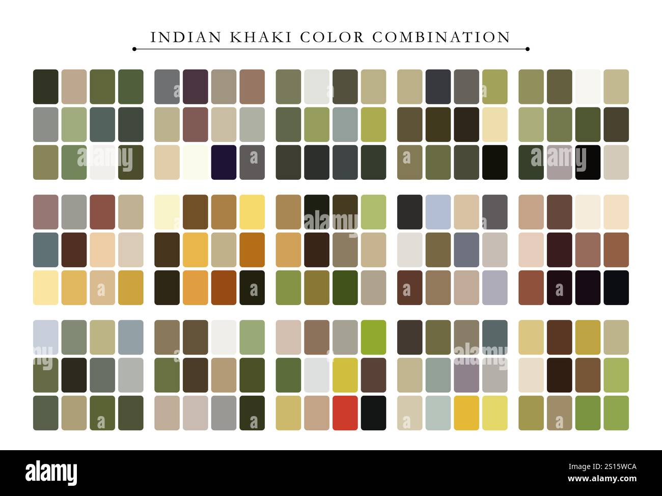 color palette. Trend color palette guide template. Fit for fashion ...