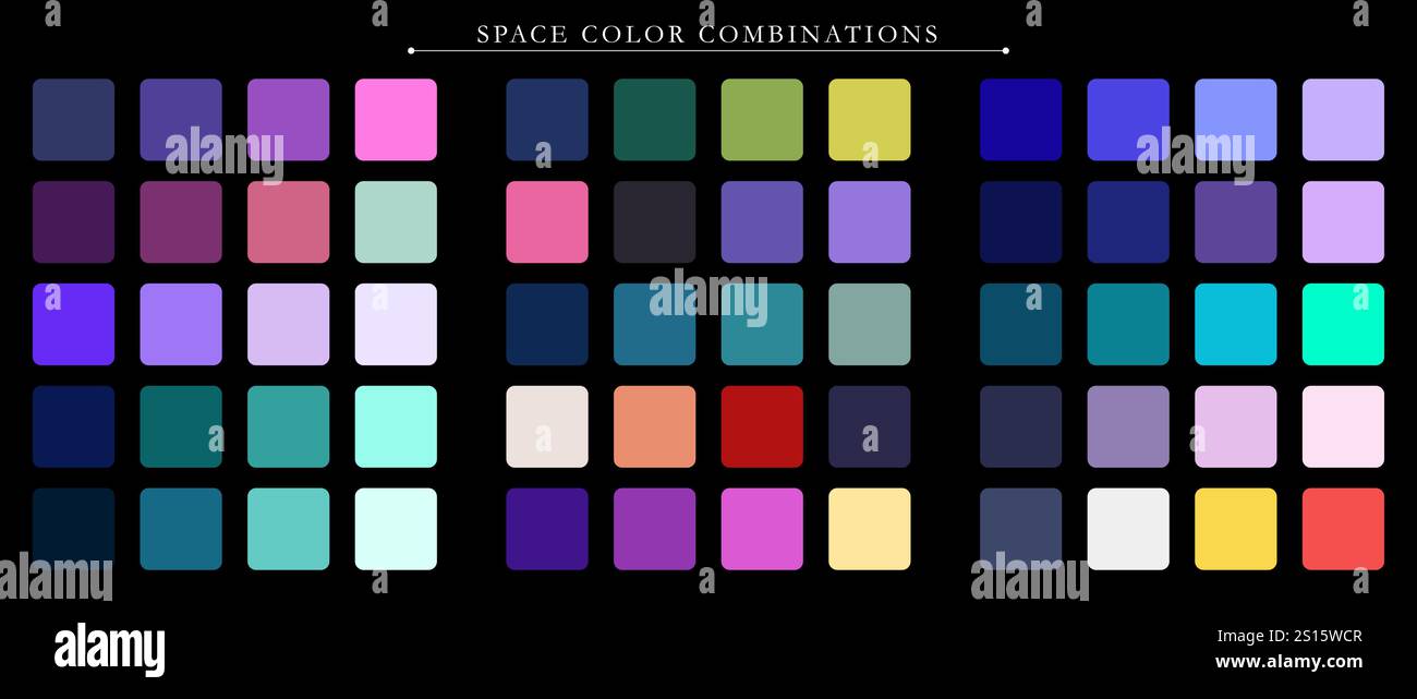 color palette. Trend color palette guide template. Fit for fashion ...