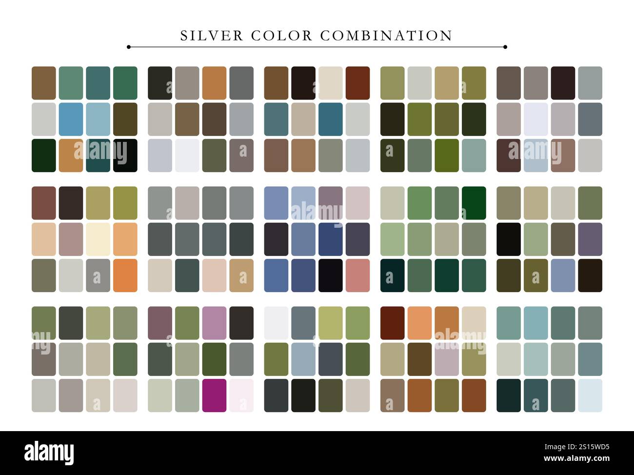 color palette. Trend color palette guide template. Fit for fashion ...
