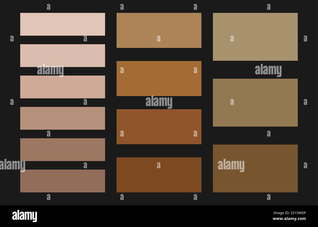 color palette. Trend color palette guide template. Fit for fashion ...