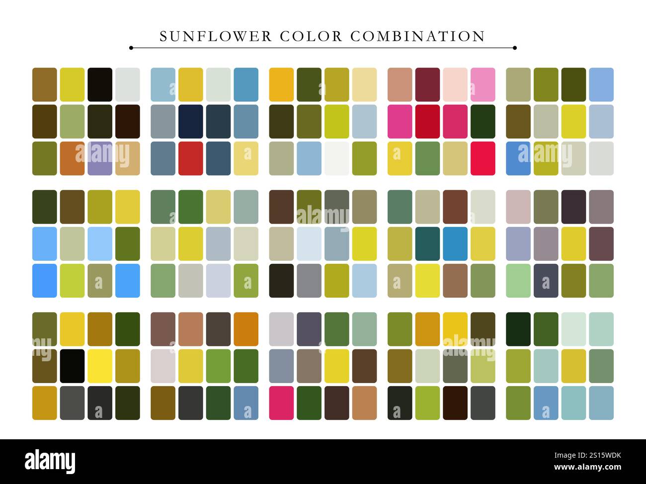 color palette. Trend color palette guide template. Fit for fashion ...