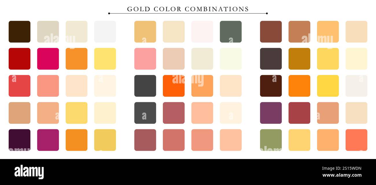 color palette. Trend color palette guide template. Fit for fashion ...
