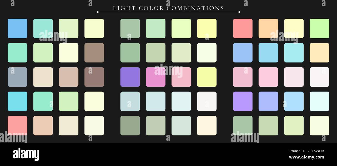 color palette. Trend color palette guide template. Fit for fashion ...