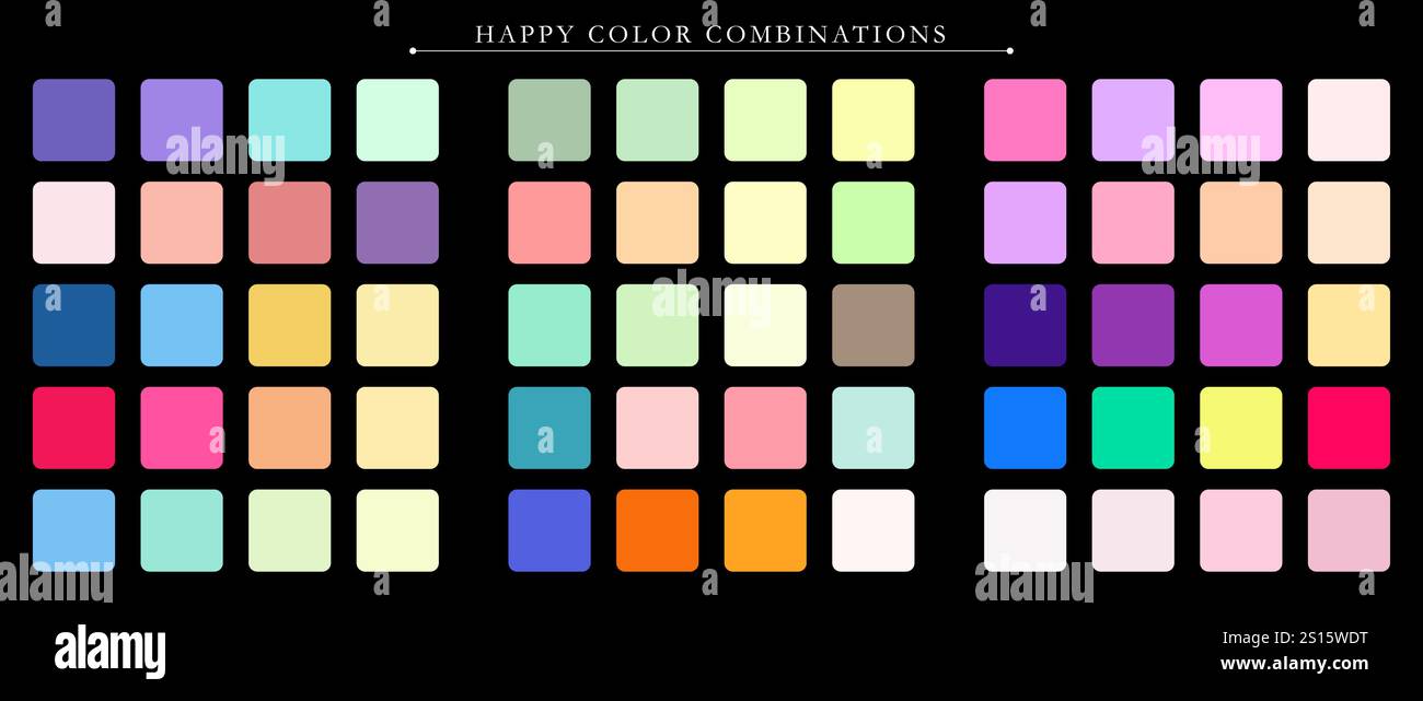 color palette. Trend color palette guide template. Fit for fashion ...