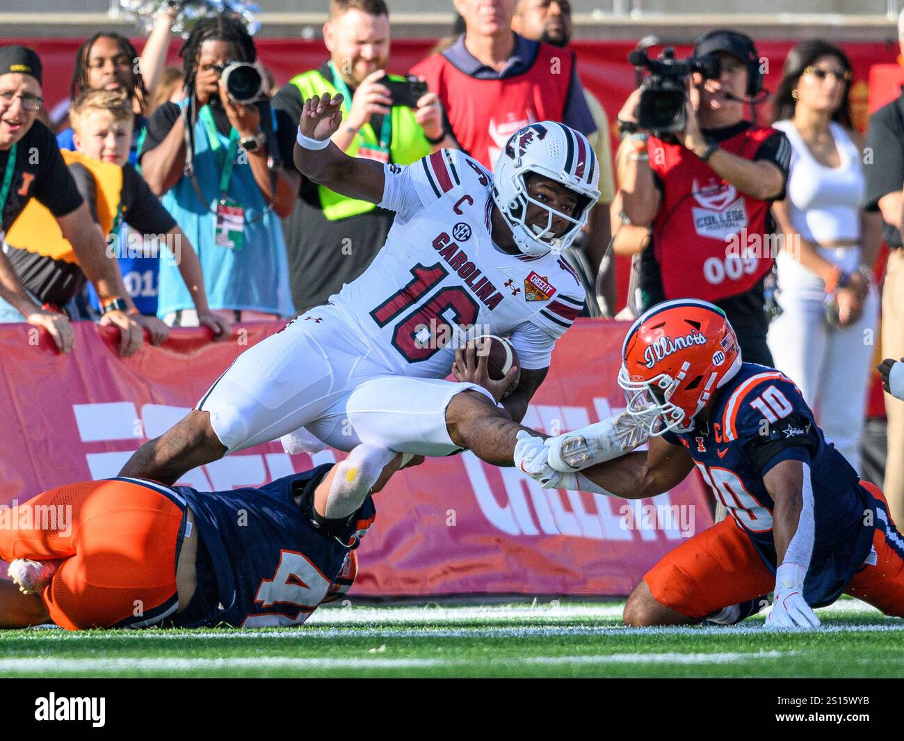 December 31, 2024: South Carolina Gamecocks quarterback LaNorris ...