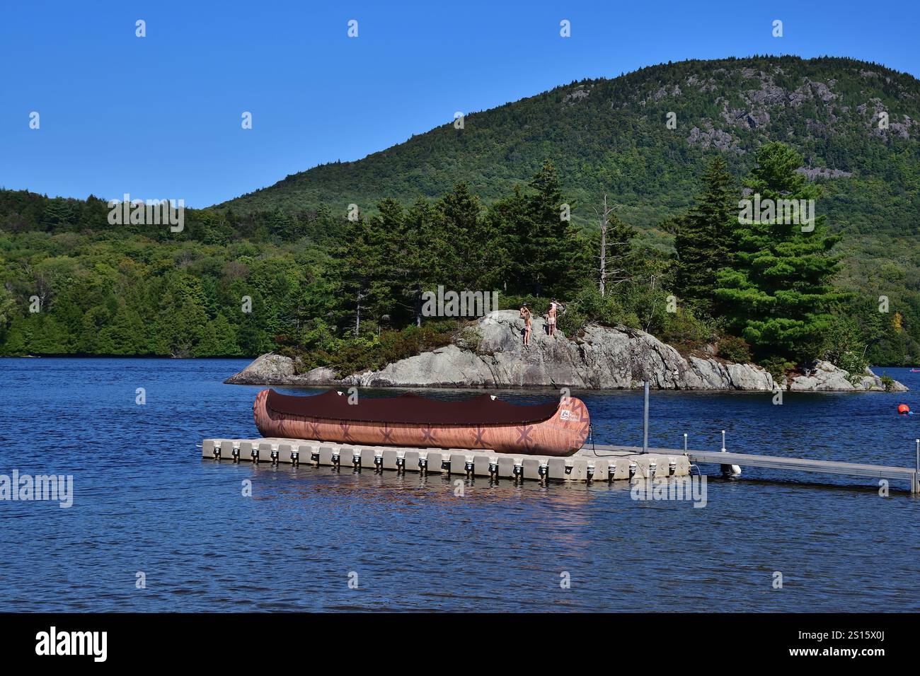 ORFORD, QUEBEC, CANADA – AUGUST 30, 2024 -SEPAQ Orford national park ...