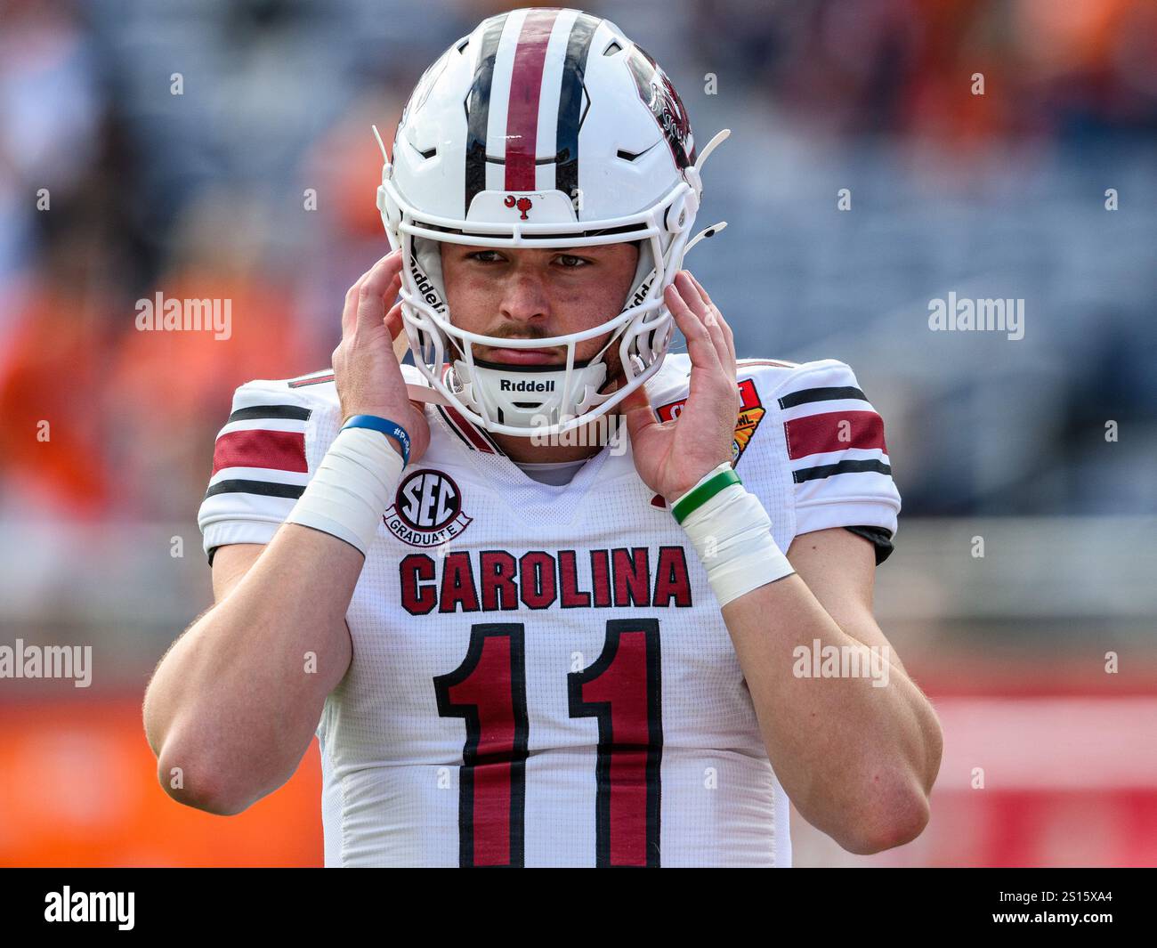 Orlando, FL, USA. 31st Dec, 2024. South Carolina Gamecocks quarterback ...