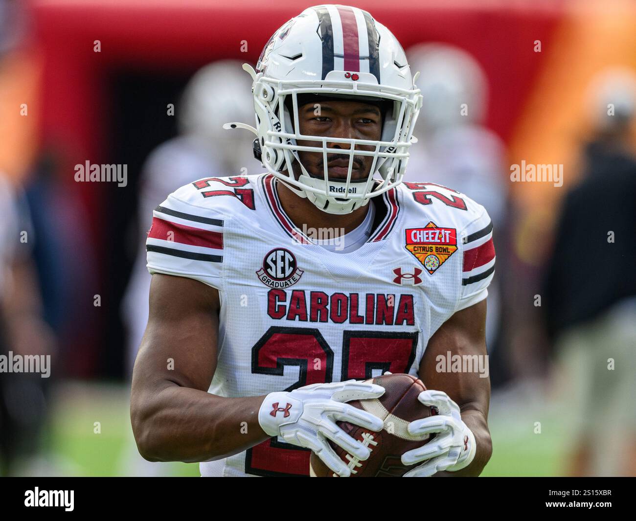Orlando, FL, USA. 31st Dec, 2024. South Carolina Gamecocks running back ...