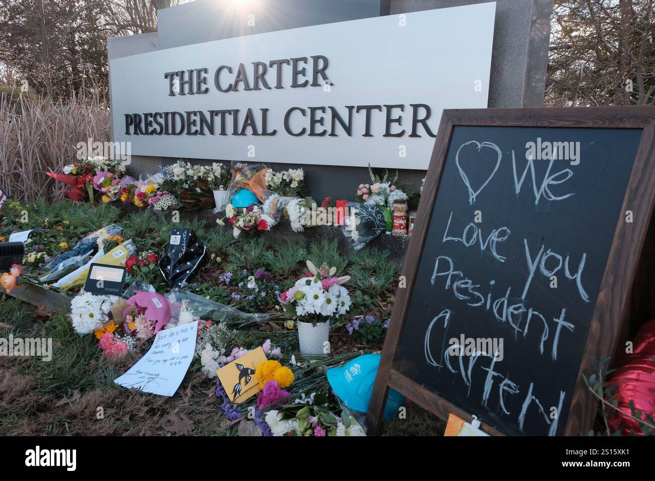 Atlanta, Georgia, USA. 31st Dec, 2024. A memorial for the 39th ...