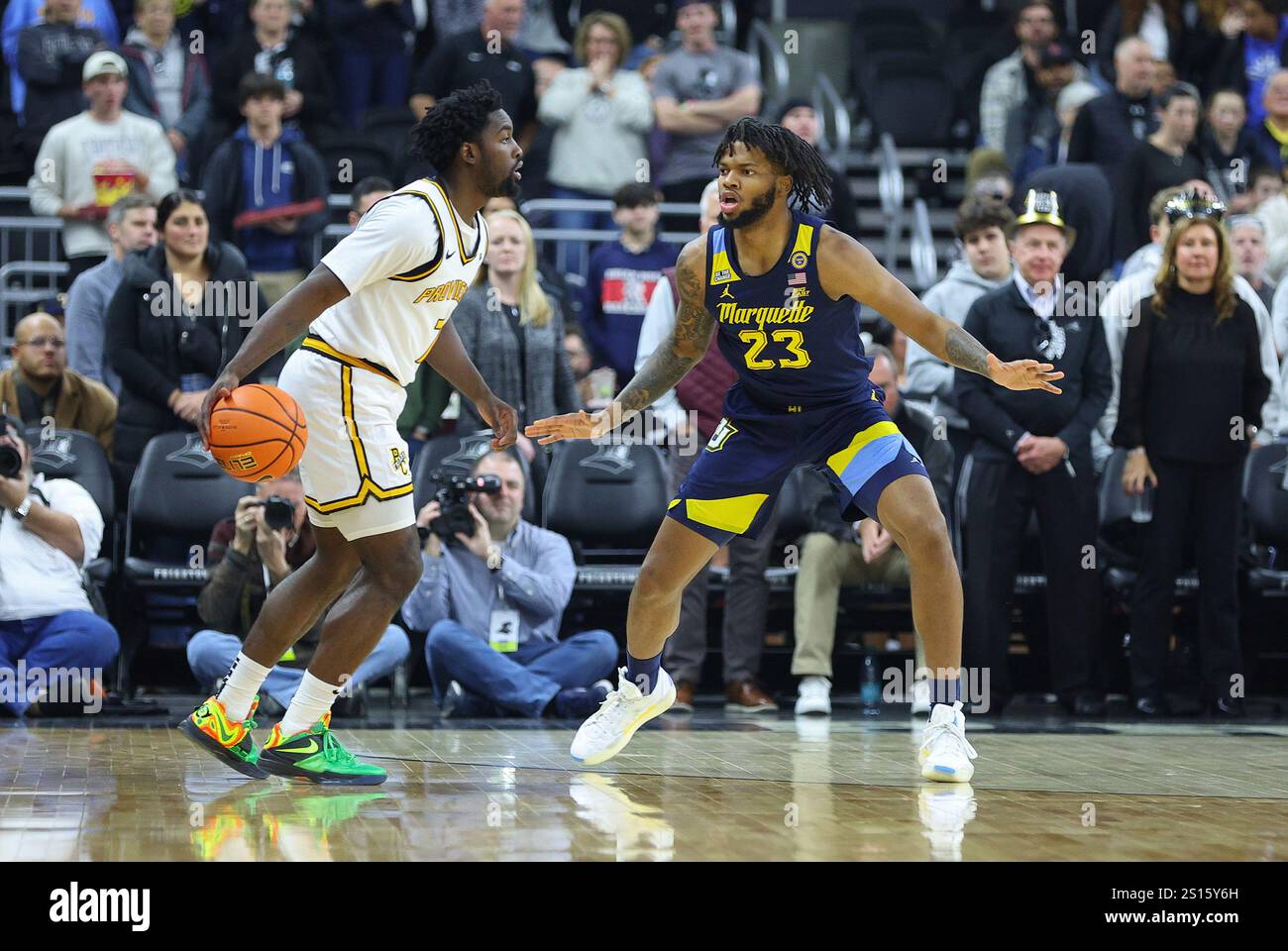 PROVIDENCE, RI - DECEMBER 31: Marquette Golden Eagles forward David ...