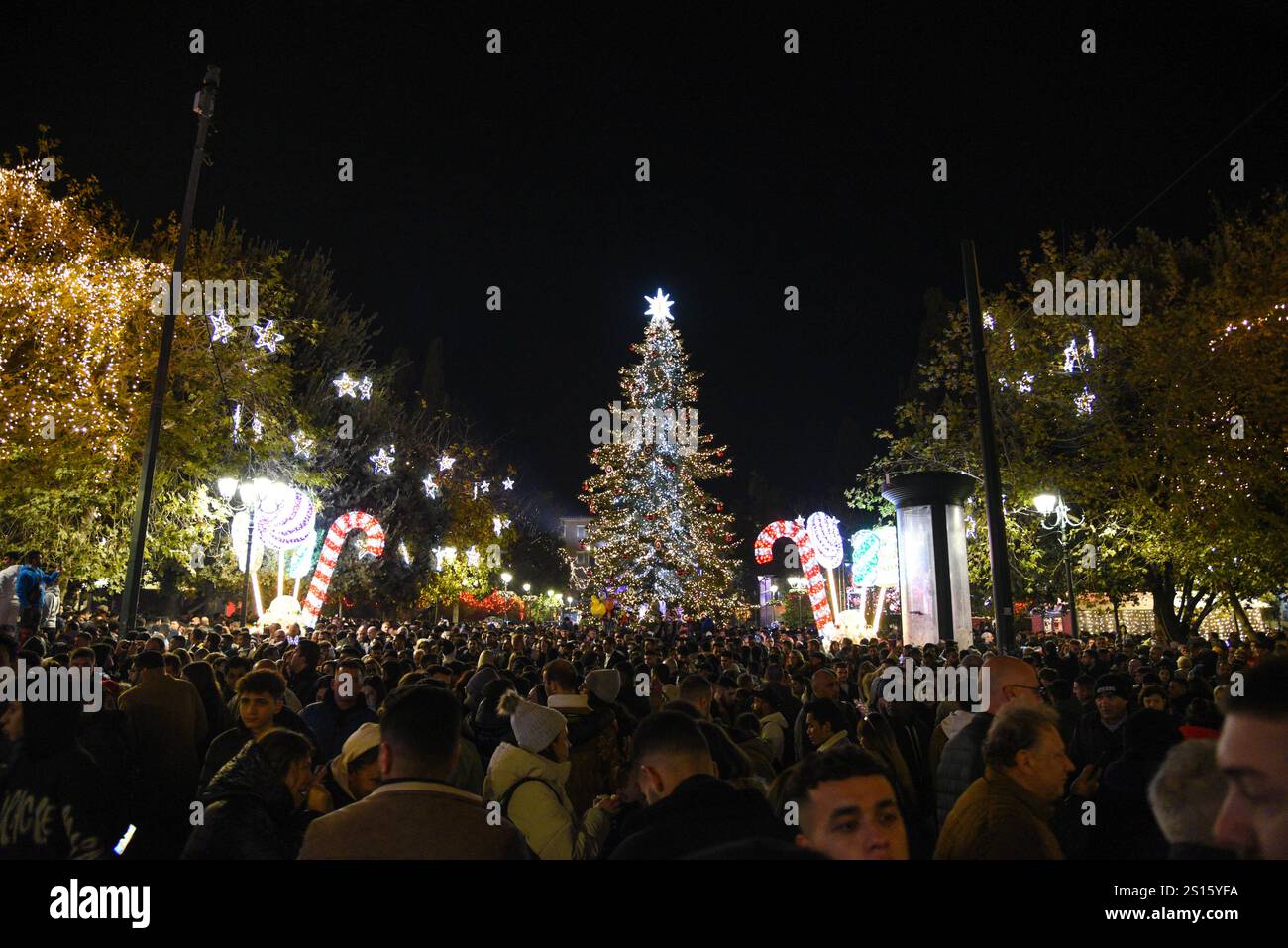 Athens, Greece. 31st Dec, 2024. Athens, Greece, January 1st, 2025 ...