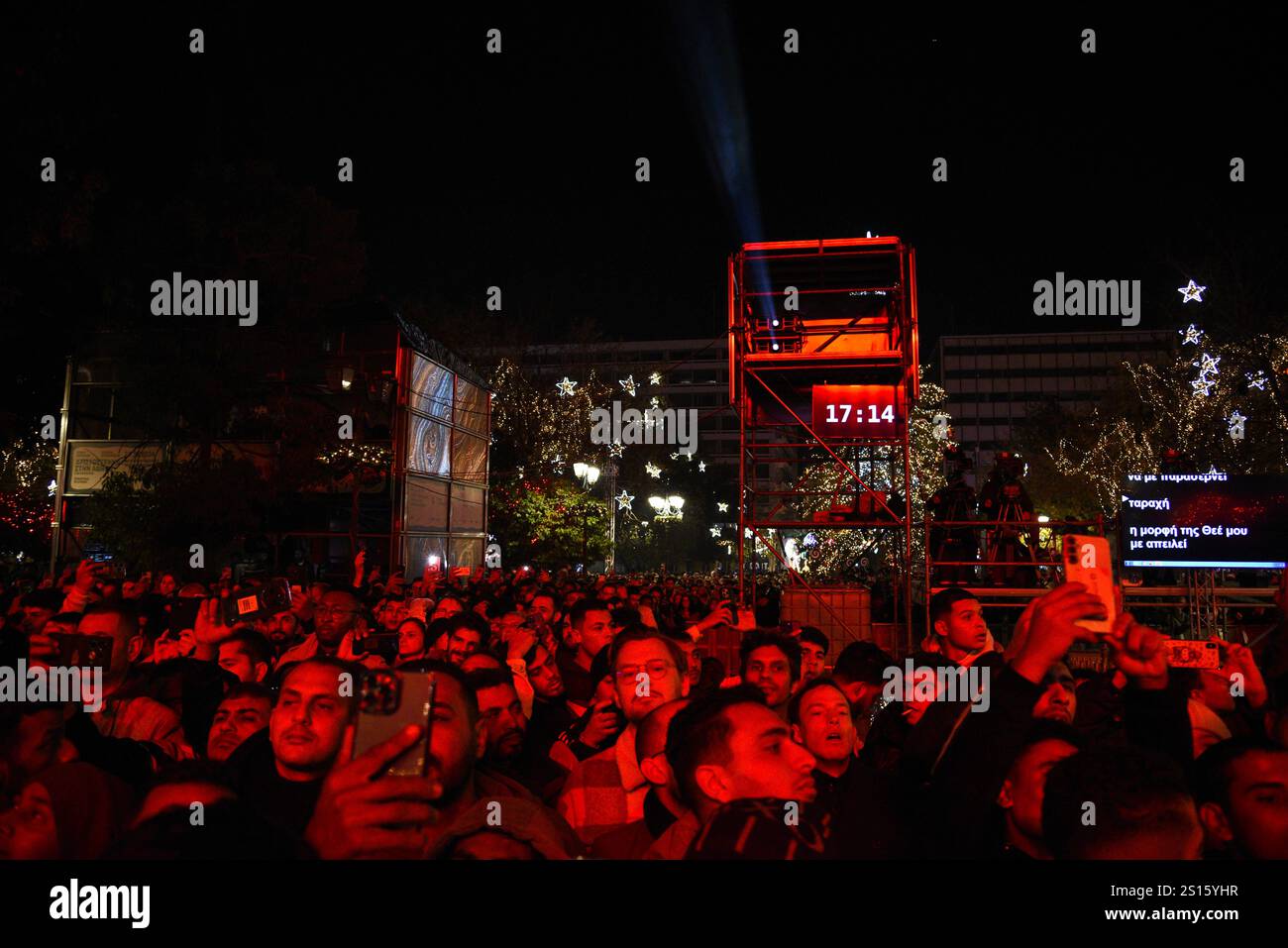 Athens, Greece. 31st Dec, 2024. Athens, Greece, January 1st, 2025 ...