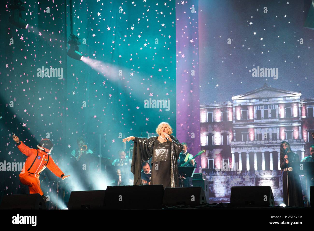 Athens, Greece. 31st Dec, 2024. Athens, Greece, January 1st, 2025 ...