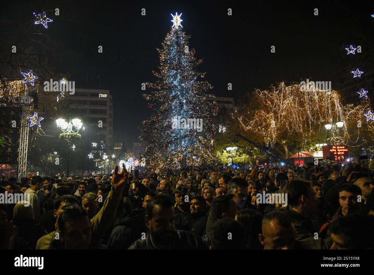 Athens, Greece. 31st Dec, 2024. Athens, Greece, January 1st, 2025 ...