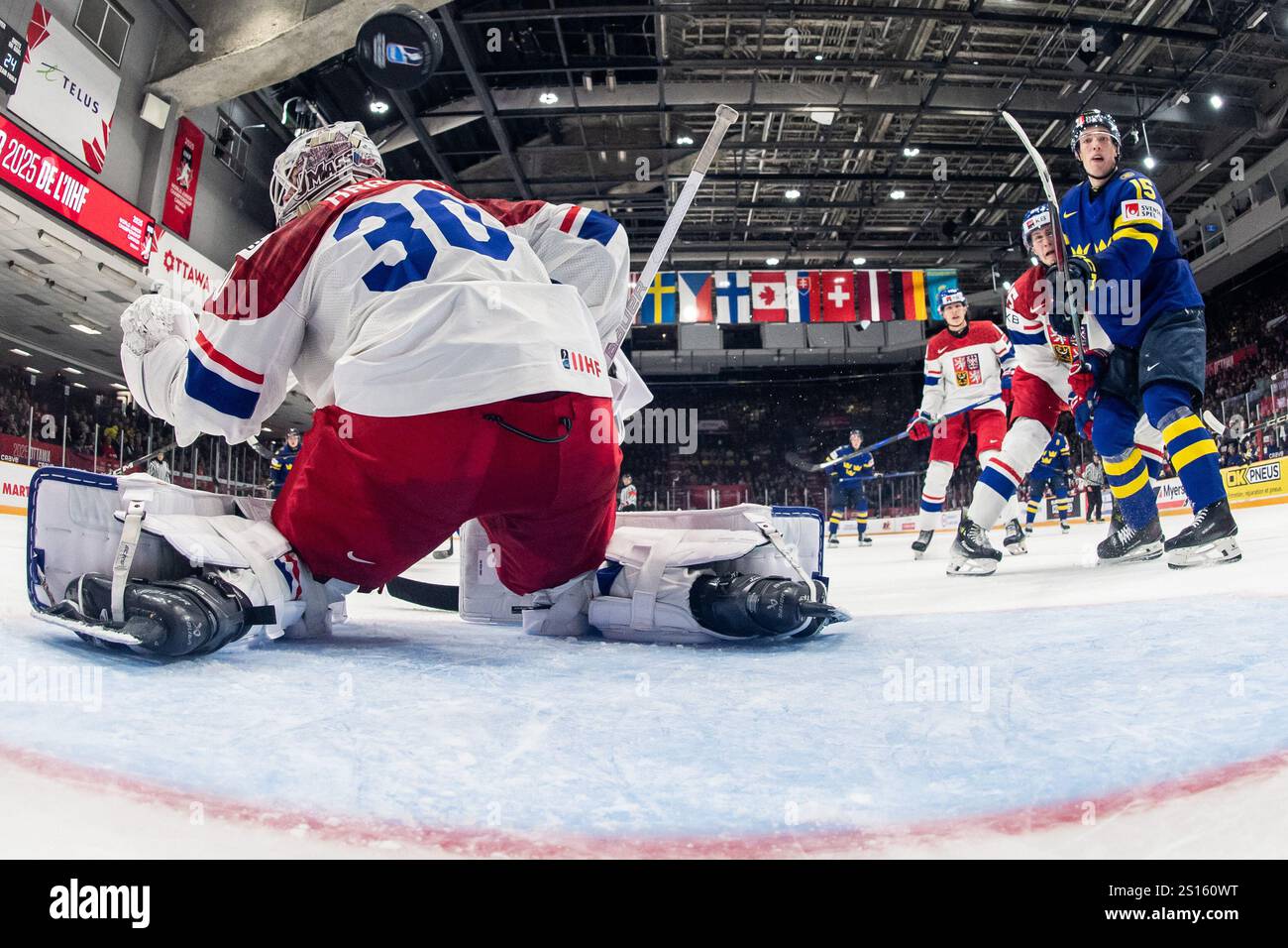 David Edstrom of, Sweden. , . and Adam Jiricek of Czech Republic see ...