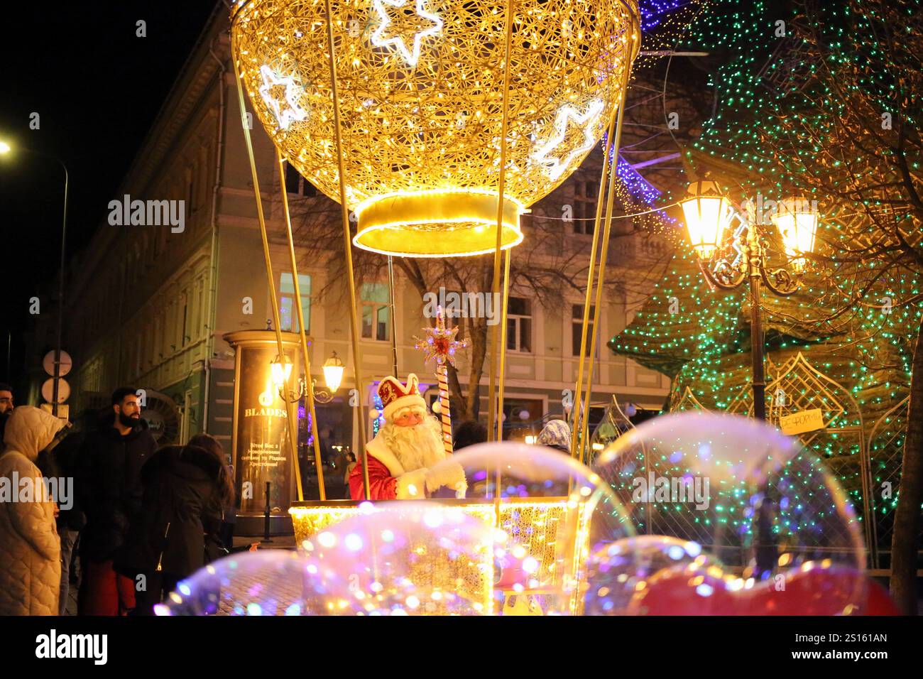 Odessa, Ukraine. 31st Dec, 2024. A man dressed as Santa Claus seen on ...