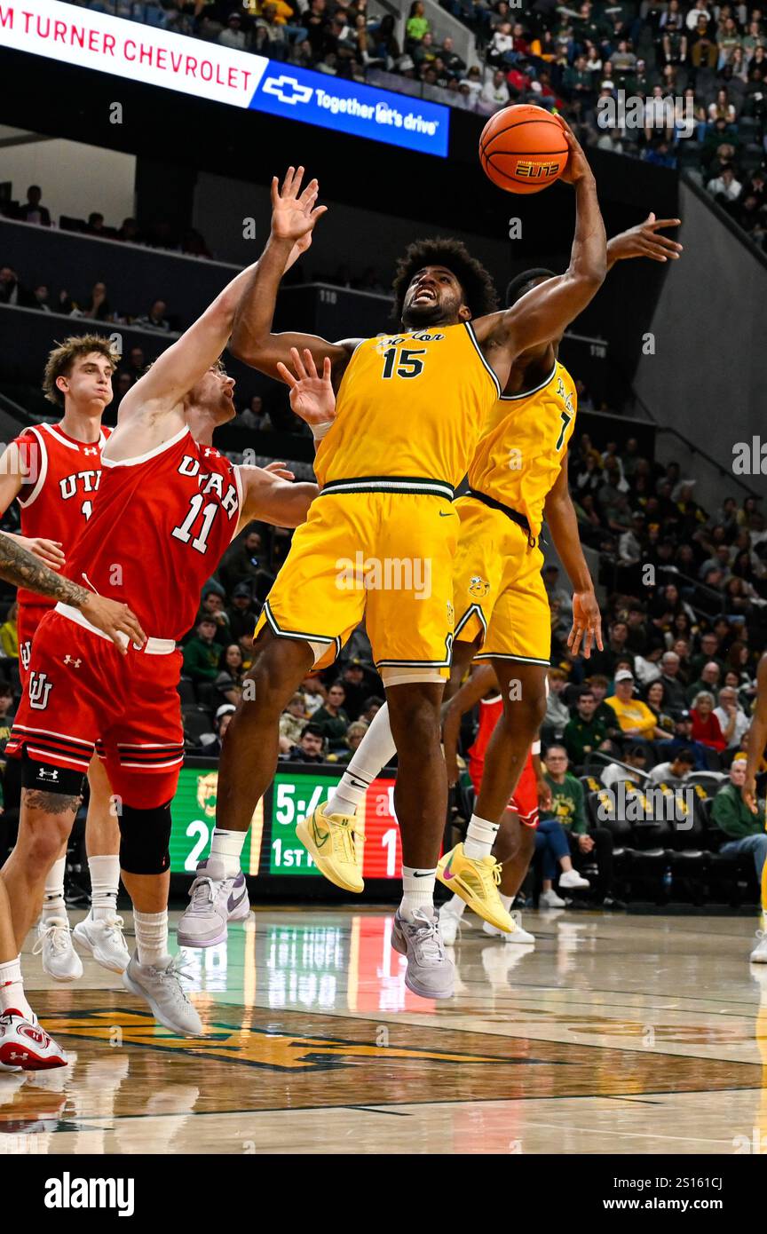 Waco, Texas, USA. 31st Jan, 2024. Baylor Bears forward Norchad Omier ...