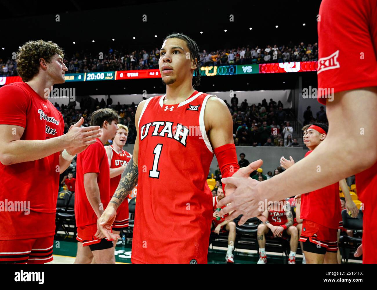 Waco, Texas, USA. 31st Jan, 2024. Utah Utes guard Miro Little (1 ...