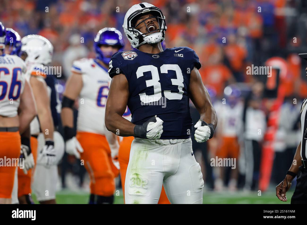 GLENDALE, AZ - DECEMBER 31: Defensive End Dani Dennis-Sutton #33 of the ...