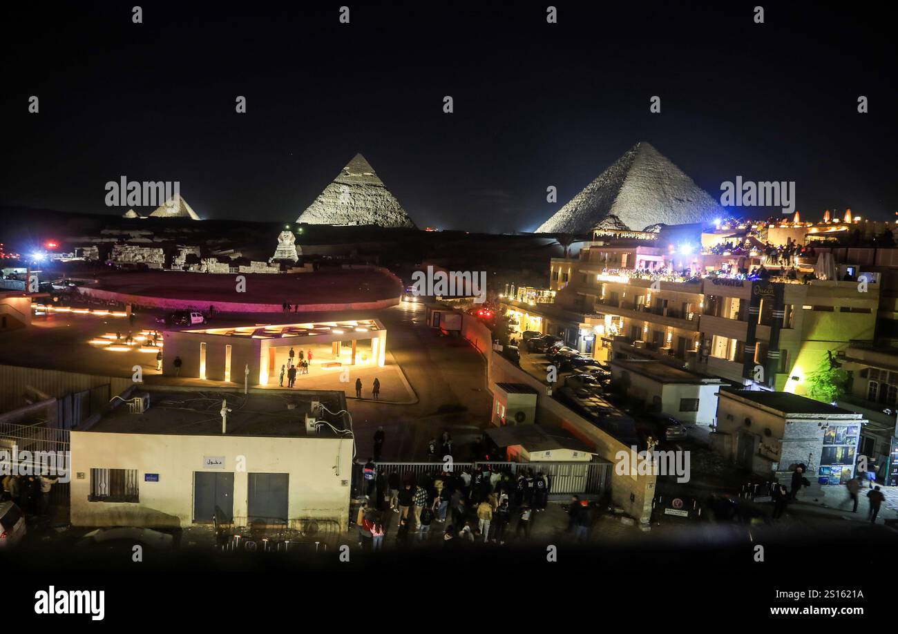 Cairo, Egypt. 31st Dec, 2024. People are preparing to celebrate the New ...