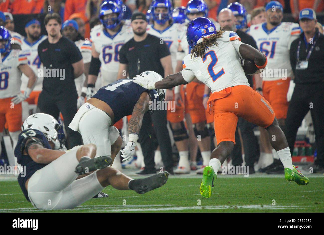 Glendale, United States. 31st Dec, 2024. Boise State running back ...