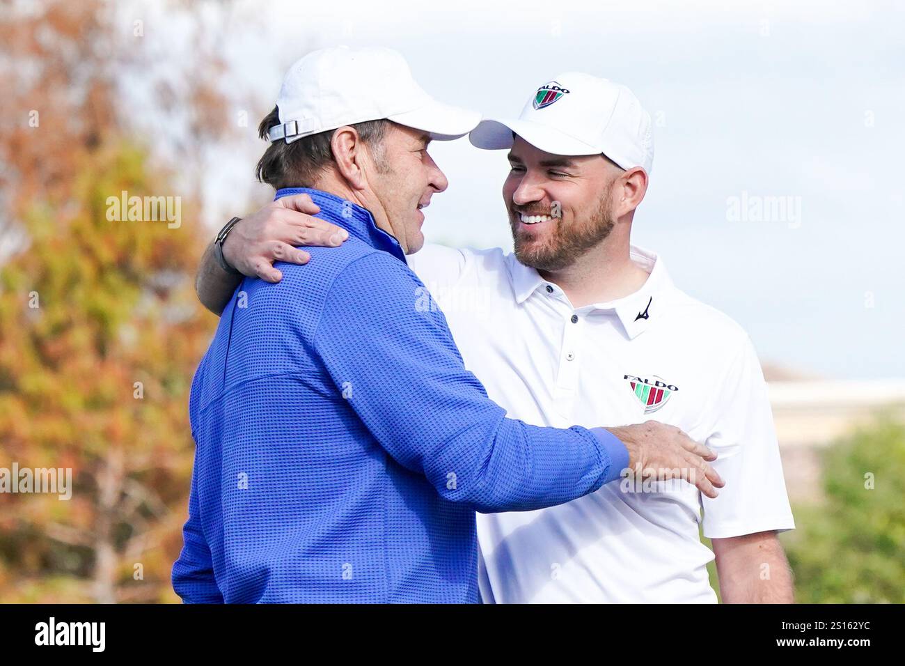 Orlando, Florida, USA. 22nd Dec, 2024. Nick Faldo (L) and son Matthew ...