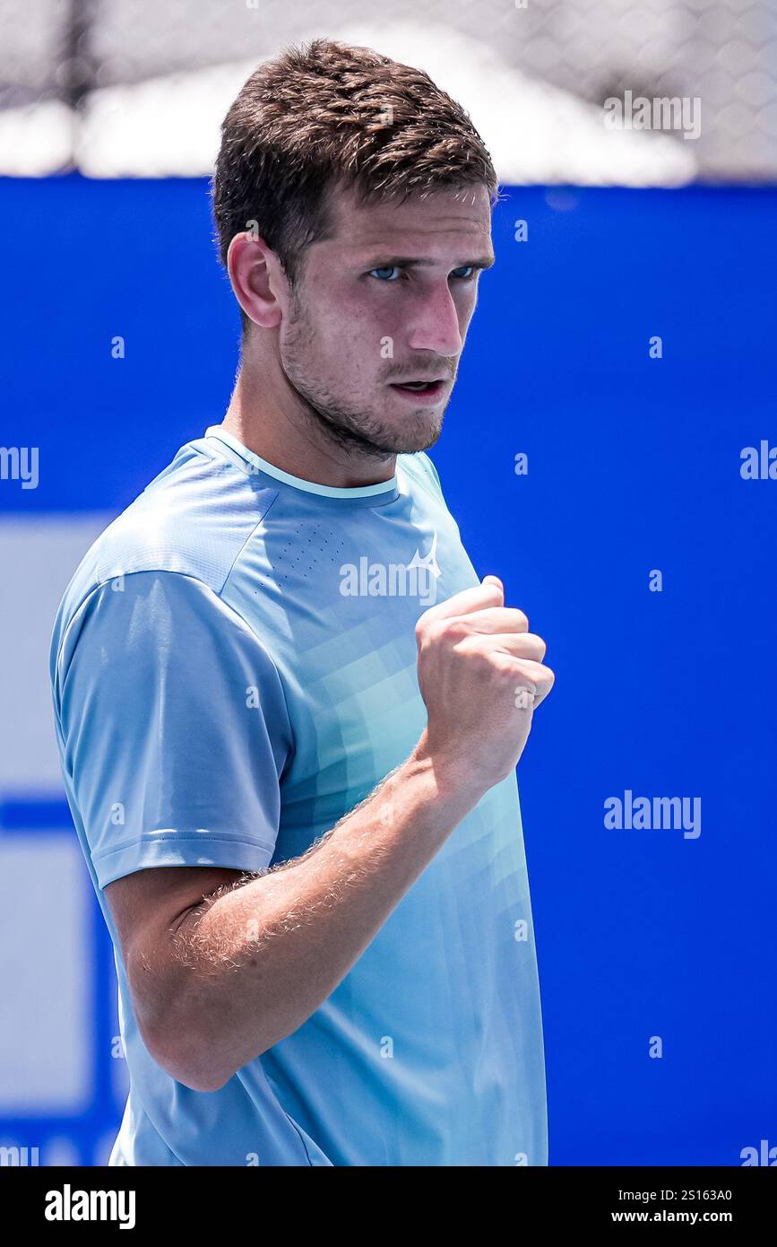 Canberra, Australia; 1st Jan 2025: Vit Kopriva of Czechia pictured ...