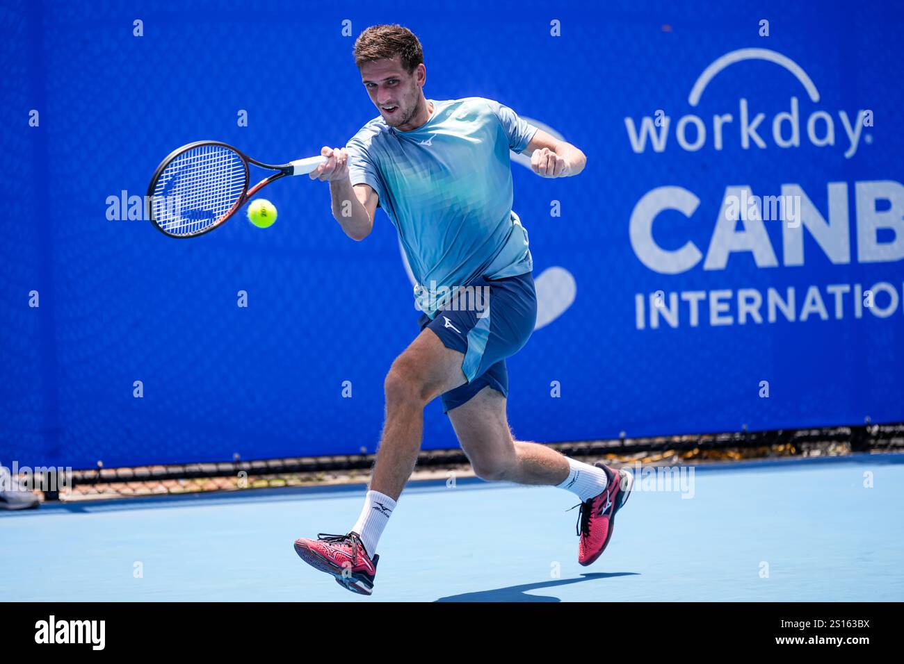 Canberra, Australia; 1st Jan 2025: Vit Kopriva of Czechia pictured ...