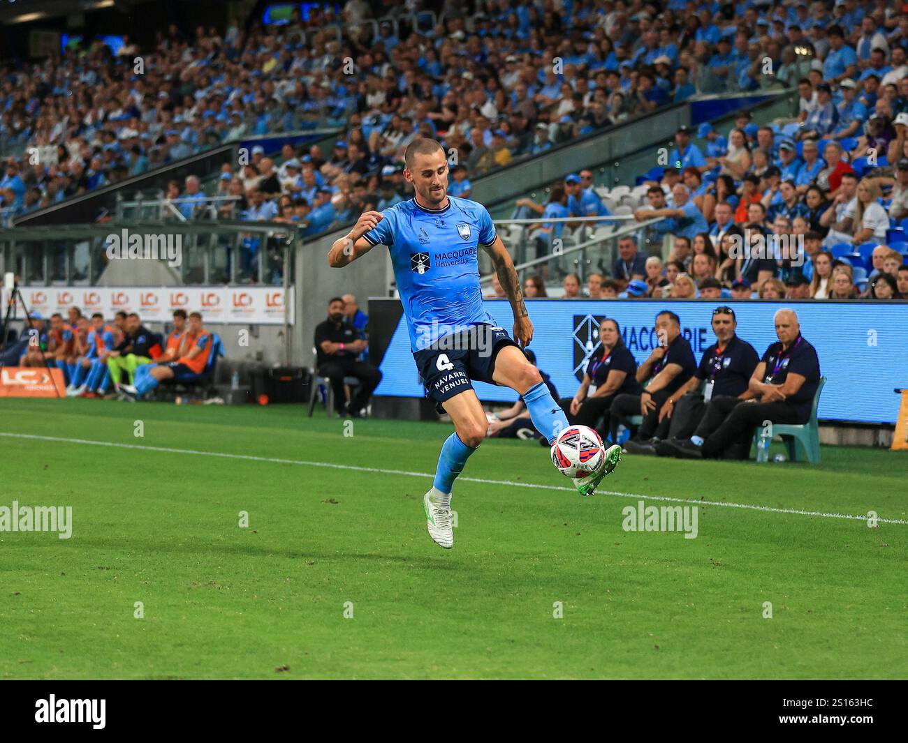 Sydney, Australia. 28th Dec, 2024. Jordan Alan Courtney-Perkins #4 of ...