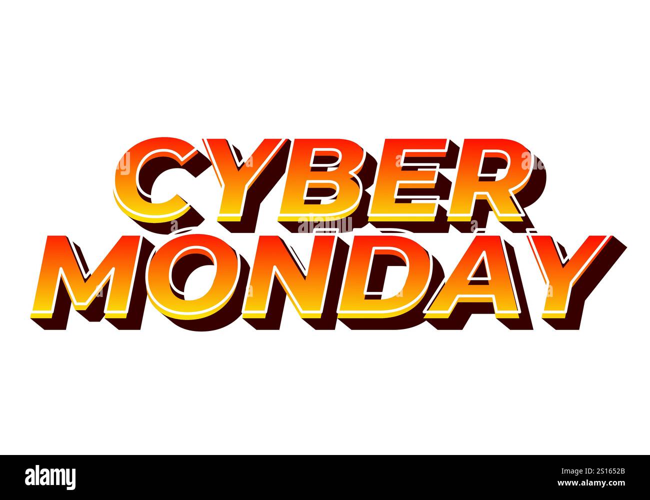 Neon cyber monday in Stock Vector Images - Alamy