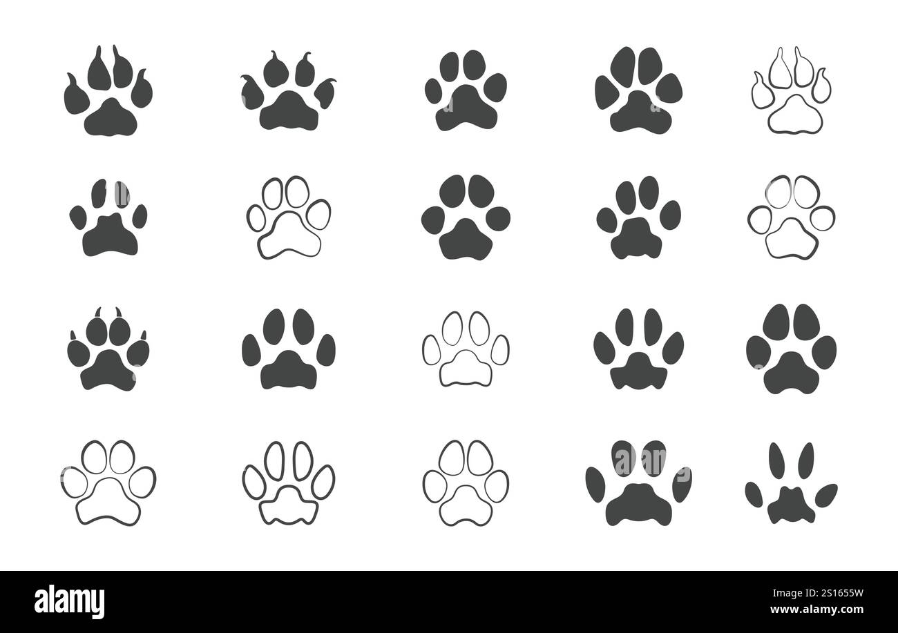 Dog paw silhouette, Dog paw clipart, Puppy paw icon, Dog paw icon, Paw silhouette, Dog paw ...