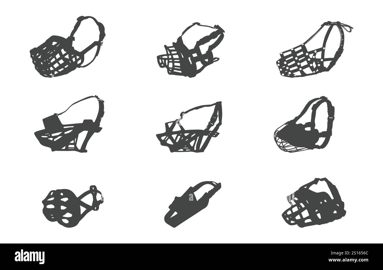 Dog muzzle silhouette, Dog muzzle vectors, Dog muzzle icon, Dog muzzle ...