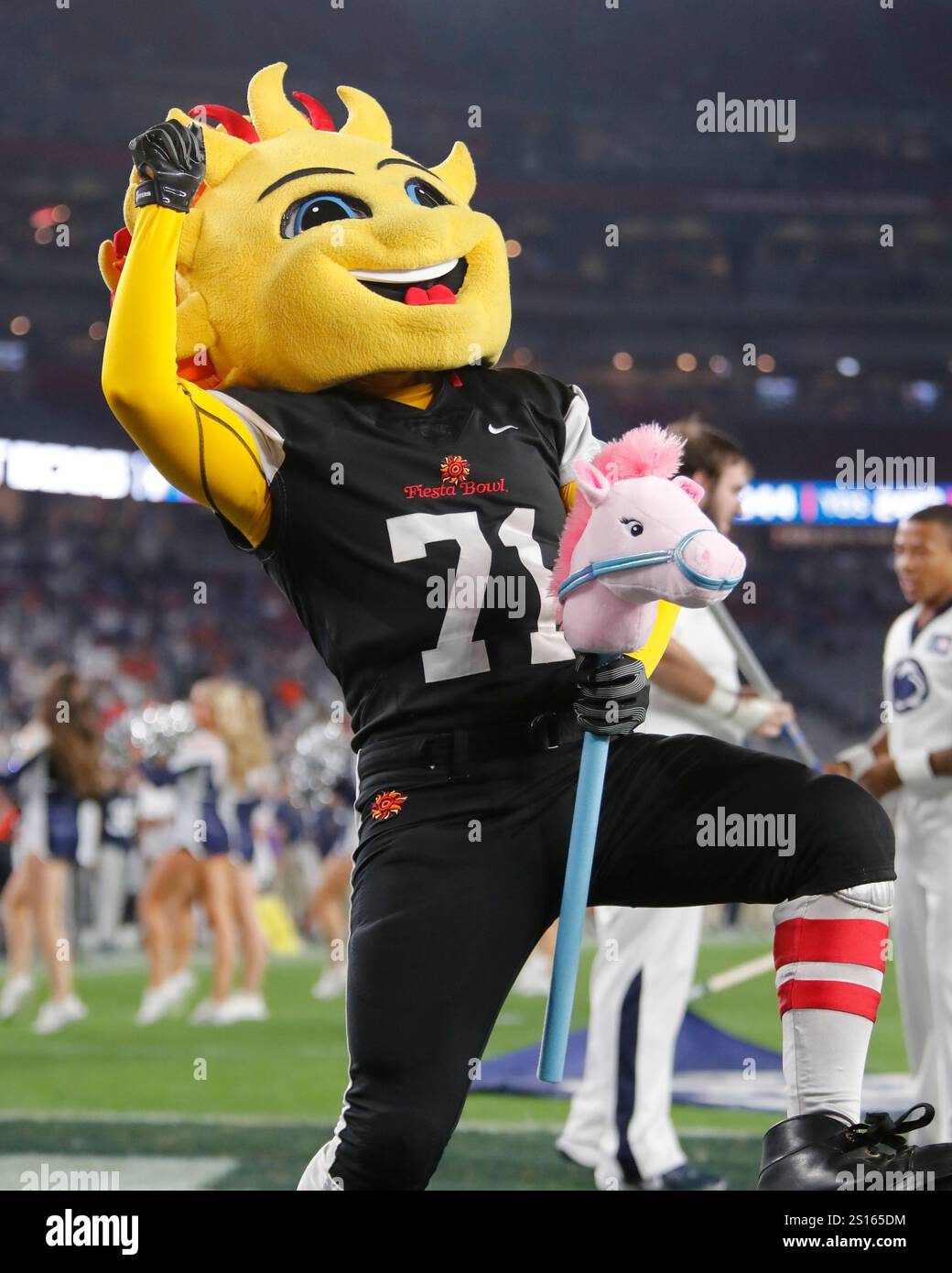 December 31, 2024: Fiesta Bowl Mascot during a timeout during the Vrbo ...