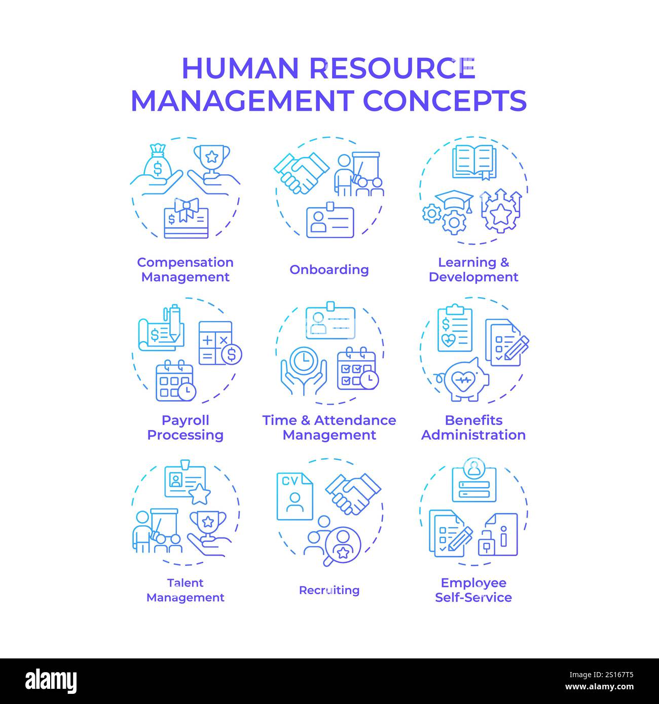 Human resource management headhunting Cut Out Stock Images & Pictures ...