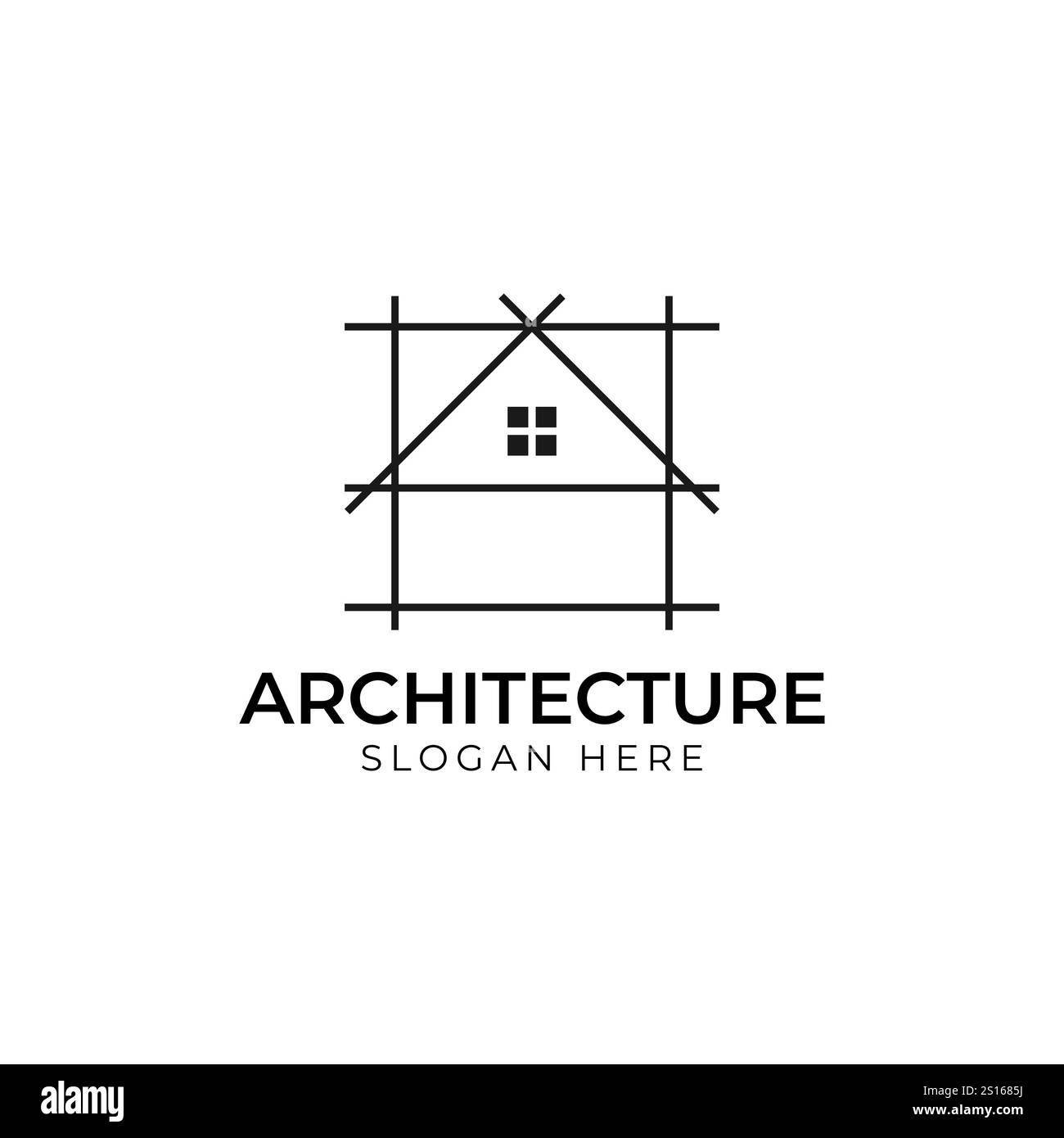 Architecture logo design, Vector construction company brand design ...