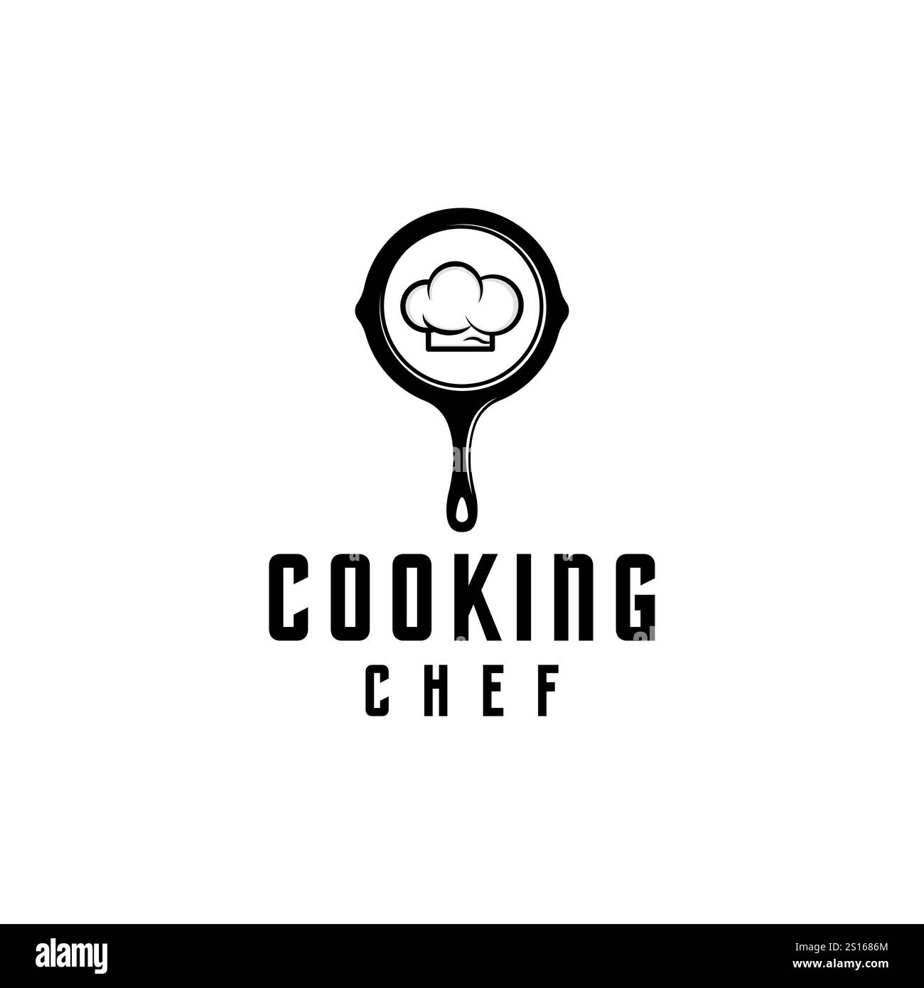 Frying food hot pan dish Stock Vector Images - Alamy