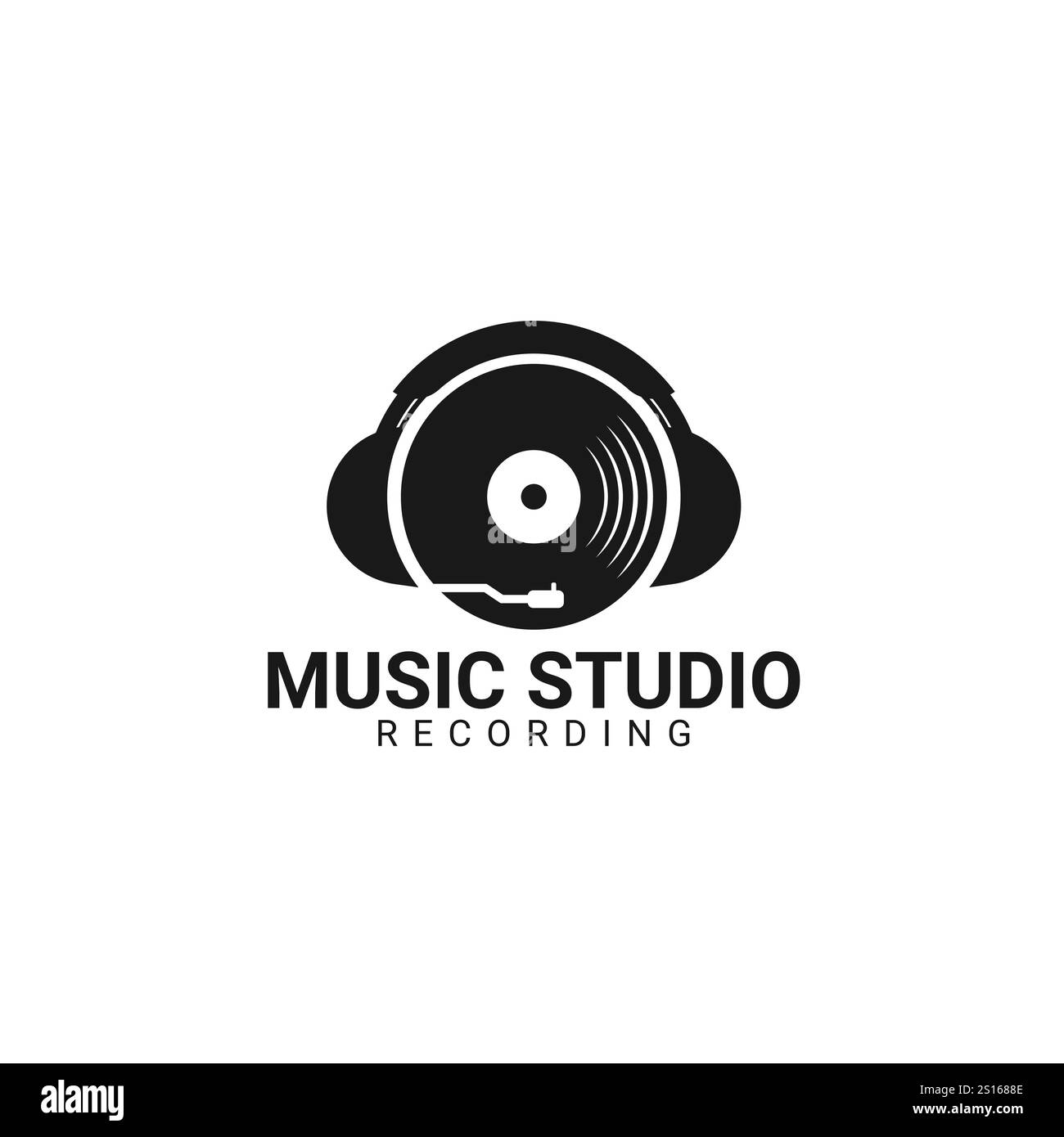 Modern music record studio Stock Vector Images - Alamy