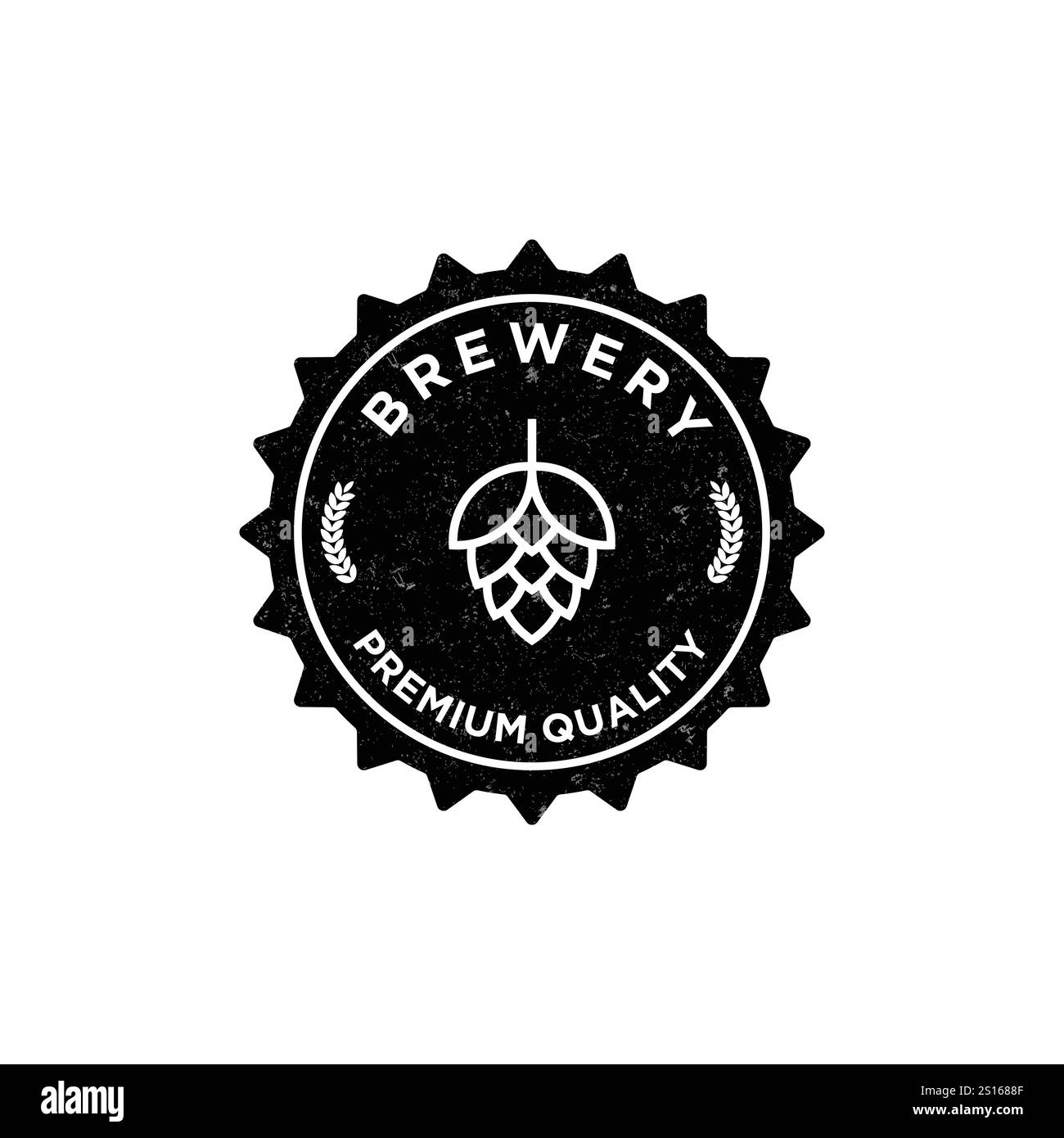 brewing company logo. logo brewery. vintage brewery logo vector Stock Vector Image & Art - Alamy