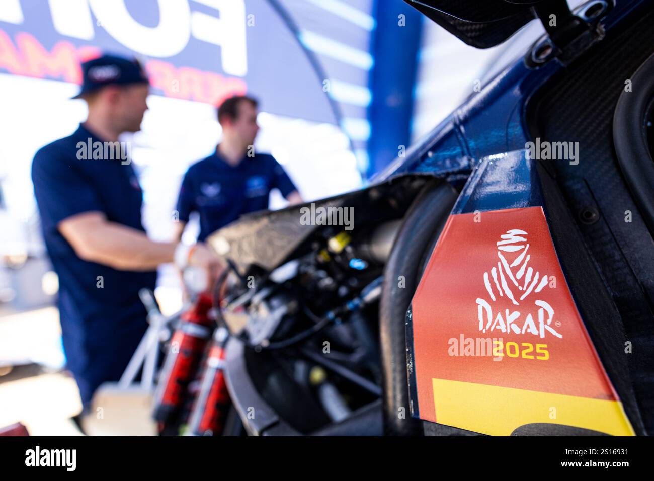 Bisha, Arabie Saoudite. 31st Dec, 2024. Dakar logo during the ...